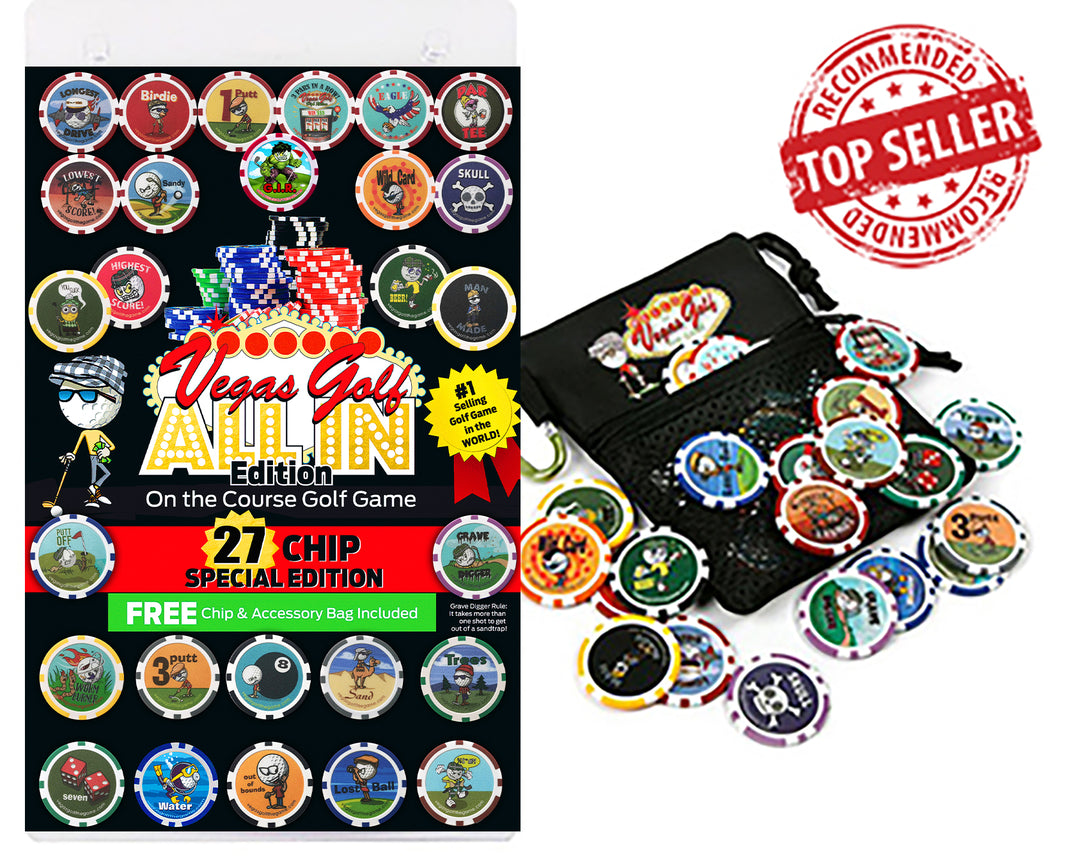 Vegas Golf Poker Chip Game | Golf Games for Foursomes