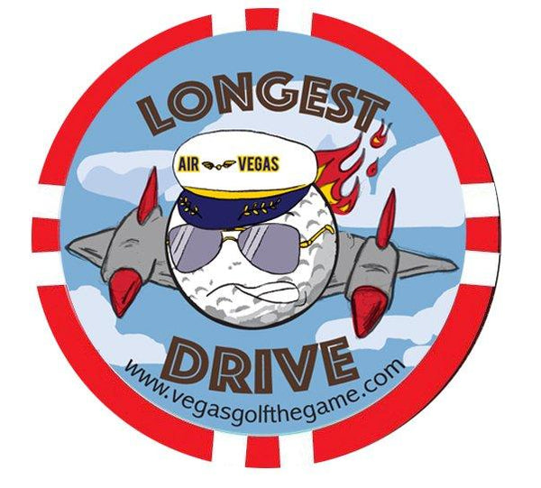 Longest Drive | On The Course Golf Chip - Vegas Golf Game